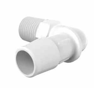 B-EL-100045-NK7-QC Natural Kynar 740 Elbow 1/4 NPT x 1/2ID - Cleanroom ...