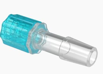 B-EL-100107-PP-BE Male Rotating Luer Lock and Nut Assembly 1/4 ID in ...